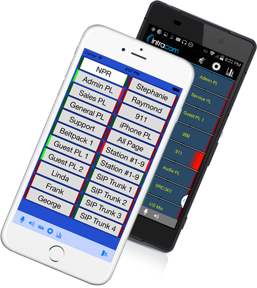 Wireless Matrix Intercom for iPhone and Android Devices - Intracom Systems